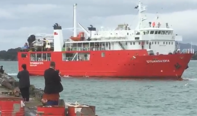 MV ‘Otuanga‘ofa departs Auckland after six months maintenance - Kaniva ...