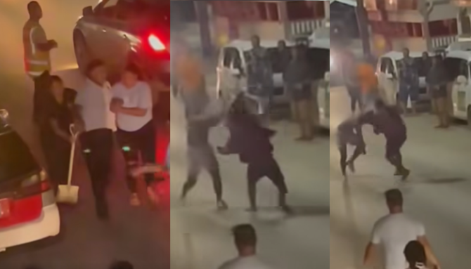 Shovel attack victim narrowly escapes as attacker flees before police ...