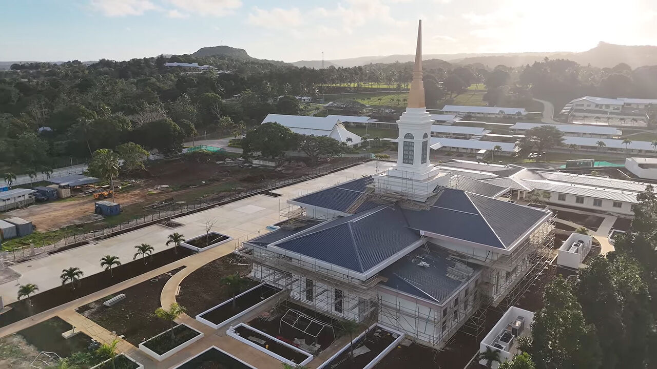 Influencer Siaki Lonitenisi echoes public excitement as Vava’u’s new Mormon temple nears ...